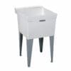 MUSTEE 18FK FLOOR MOUNT LAUNDRY TUB 20" X 24", 19 GALLON WHITE | Park ...